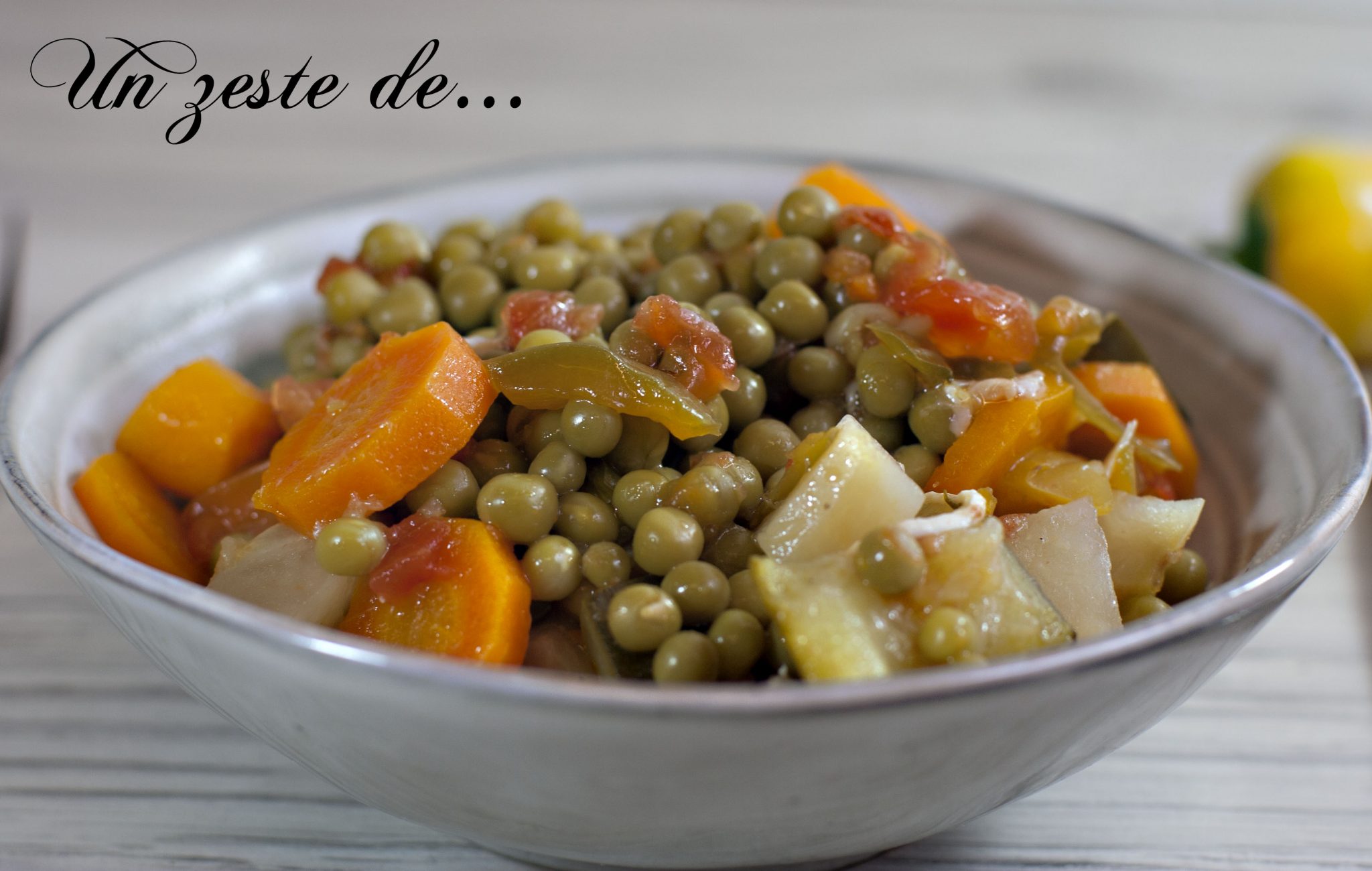 Petits pois à la française , une recette simple et délicieusement de saison
